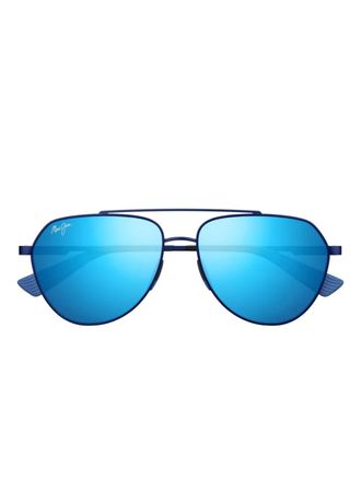Maui Jim Matte Sonnenbrille - Blau