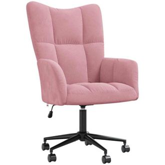 vidaXL Relaxsessel Rosa Samt Vidaxl