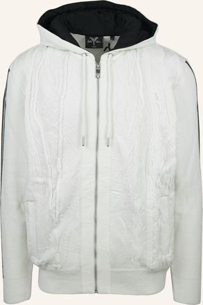 Carlo Colucci Carlo Colucci Hybrid Strickjacke - Carat 3.0 Fieri weiss