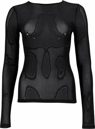 Jean Paul Gaultier Top - Schwarz