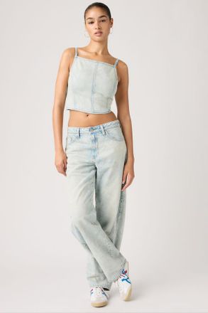 Levi's Baggy Dad Barrel Jeans - Damen - Blau / Blau