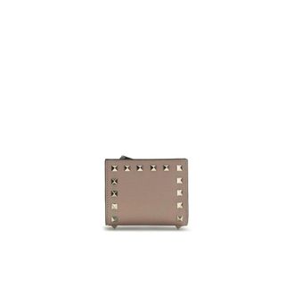 Valentino Garavani Femme, Accessoires, Gris, Taille: ONE Size Ovis Aries Wallet