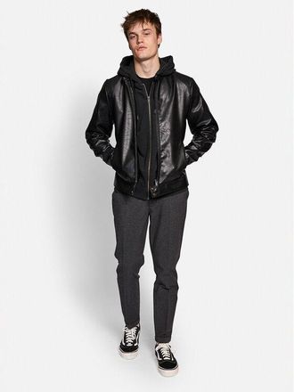 Redefined Rebel Jacke aus Kunstleder Chris 225008 Schwarz Regular Fit