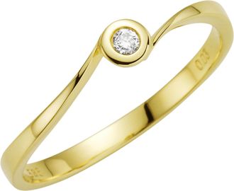 Orolino Ring Gold 585 mit Brillant 0,03ct