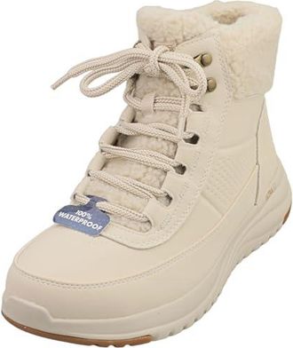 Skechers Bottes dhiver pour femme, beige, 38 EU