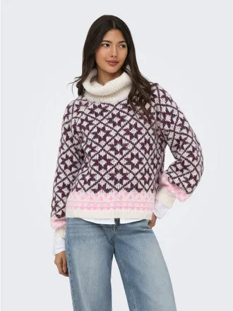 Only Rollkragenpullover ONLCARO LS ROLLNECK CC KNT Kunstfaser, regular fit
