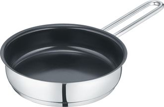 Berndes Mini Bratpfanne 16 cm Edelstahl PFAS-frei - kleine Bratpfanne - Induktion geeignet - Antihaftbeschichtet - langlebige Mini Pfanne für alle Herdarten