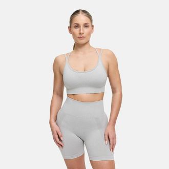 creamy fabrics Seamless Cross over Sport Bra