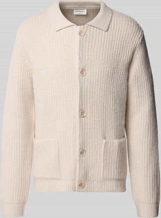 Lindbergh Relaxed Fit Strickjacke aus elastischem Baumwoll-Mix