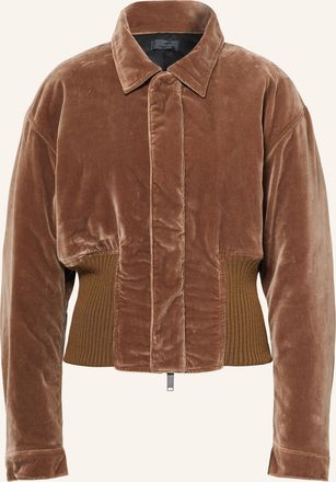 Haikure Haikure Blouson Vivienne Aus Samt braun
