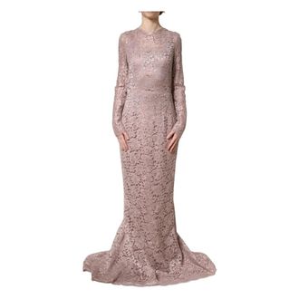 Dolce & Gabbana Abendkleid langes Kleid - - Dresses - Damen - Rosa - XS