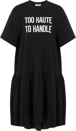 Moschino Femme, Robes, Noir, Taille: 40 FR Too Haute To Handle Midi Dress