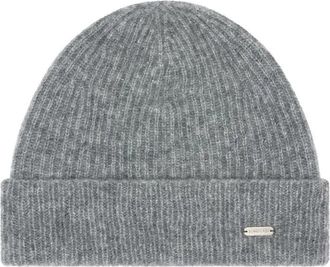 Tom Ford Caps & M&uuml;tzen - Ribbed Melange Hat With Cashmere - Gr. ONE SIZE - in Grau - f&uuml;r Damen
