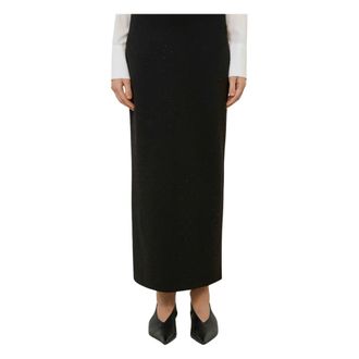 Meimeij Femme, Jupes, Noir, Taille: 48 FR M5Fc07 Skirt