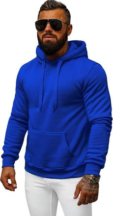 OZONEE Herren Hoodie Sweatjacke Kapuzenpullover Sweatshirt Farbvarianten Kapuzenjacke Kapuzenpulli mit Rei&szlig;verschluss Langarm Sport Style Casual Fitness Trai