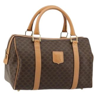 Celine Sac &agrave; main Pre-owned Macadam Canvas - Femme - Pre-owned - Brun - Taille: ONE Size
