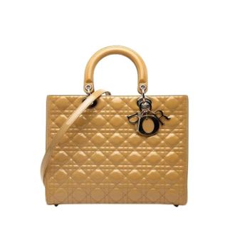Dior Pre-owned Lady Dior Handtasche - - Pre-owned - Damen - Braun - ONE SIZE