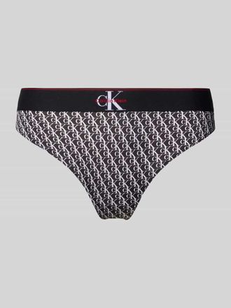 Calvin Klein Underwear String mit Logo-Muster