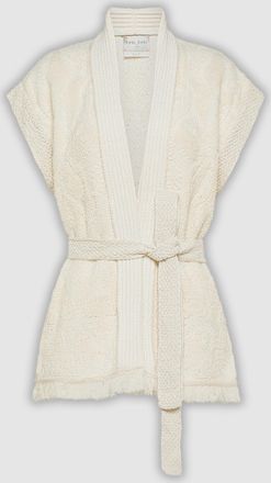 Forte_Forte Gilet iris velvet beurre