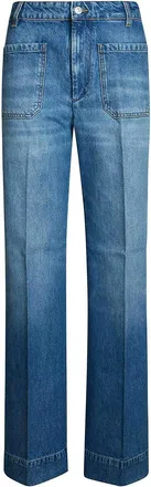 Victoria Beckham Jean Droit - Bleu