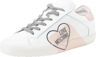 Love Moschino Damen Sneaker, Bianco, 41 EU