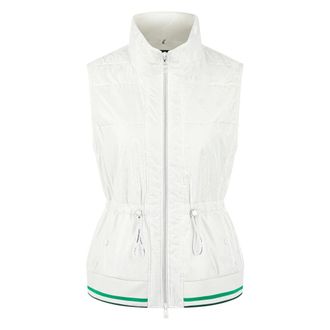 Marc Cain Gepaddete Weste mit Herzprint - - Jackets - Damen - Wei&szlig; - S