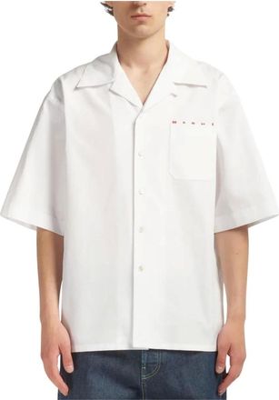 Marni Homme, Chemises, Blanc, Taille: S S/S Shirt
