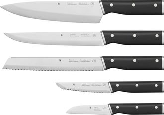 WMF Sequence Vorteils Messerset K&uuml;che 5teilig, Made in Germany, 5 K&uuml;chenmesser scharf, Performance Cut, Kinetisches Design, Spezialklingenstahl
