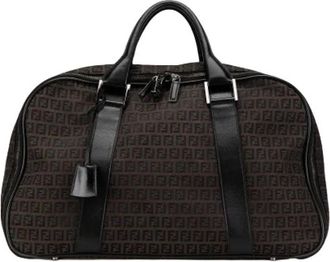 Fendi unisex, Pre-owned, Brun, Taille: ONE Size Sac de voyage Pre-owned