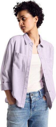 Street One Damen A212198 Jeansjacke, Bright Lilac Wash, 38