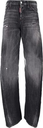 Dsquared2 Femme, Jeans, Noir, Taille: 36 FR Jeans Amples