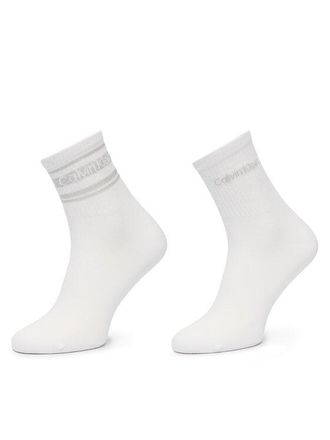 Calvin Klein Lange Socken 701241453 Wei&szlig;
