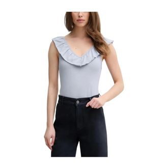 Pepe Jeans London &Auml;rmellose Oberteile - - Tops - Damen - Blau - L