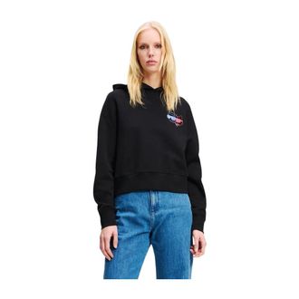 Karl Lagerfeld Femme, Sweatshirts et sweats &agrave; capuche, Noir, Taille: 36 FR SweaT-shirts