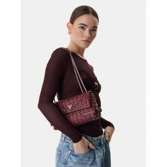 Guess Handtasche Guess Paisleigh HWQG98 83210 Dunkelrot