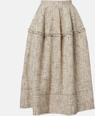 Erdem Midirock aus Tweed