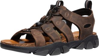 Keen Herren Daytona 2, Offene Zehenpartie, Bequem, Lässig, Outdoor Sandale, Bison/Black, 41 EU