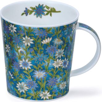 Dunoon Ophelia Feines Knochenporzellan hergestellt in England blau