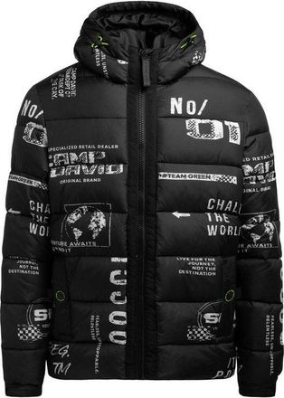 Camp David Winterjacke mit elastischem Saumabschluss