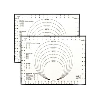 Zenker 9327150 Wiederverwendbares Backpapier aus Silikon, 2 St&uuml;ck, wiederverwendbar, antihaftbeschichtet, schwarz, wei&szlig;, Silikon, Fiberglas, 40 x 30 cm