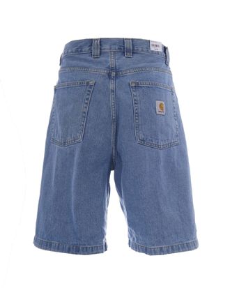 Carhartt Work in Progress Mens Bermuda Shorts Brandon Blue Cotton Smith Denim smith