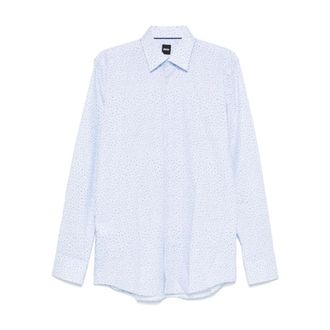 HUGO BOSS Homme, Chemises, Bleu, Taille: M Chemise &agrave; imprim&eacute; floral