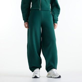 New Balance Femme Athletics Crafted Fleece Pant en Vert, Coton Fleece, Taille XL