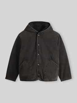 Levi's Loose Fit Jacke aus Denim mit Kapuze und Innenfutter