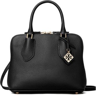 Tory Burch Femme, Sacs, Noir, Taille: ONE Size Mini sac bandouli&egrave;re noir en cuir