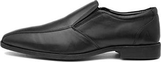 Hush Puppies Ellis, Chaussure duniforme Scolaire Homme, Noir, 43 EU