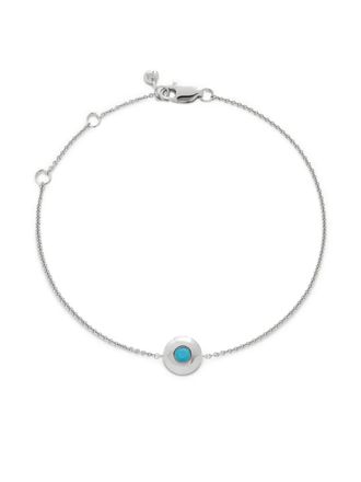 Monica Vinader bracelet December Turquoise Birthstone - Argent