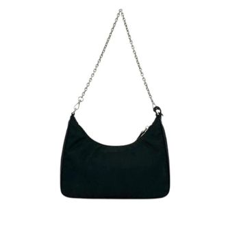 Prada Pre-owned Tessuto Saffiano 2way Shoulder Bag - Femme - Pre-owned - Noir - Taille: ONE Size