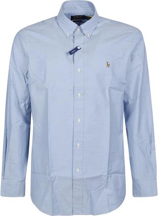 Polo Ralph Lauren Homme, Chemises, Bleu, Taille: M Chemise de sport à manches longues