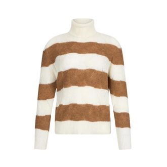 Liu Jo Femme, Pulls, Brun, Taille: 40 FR Col roulés